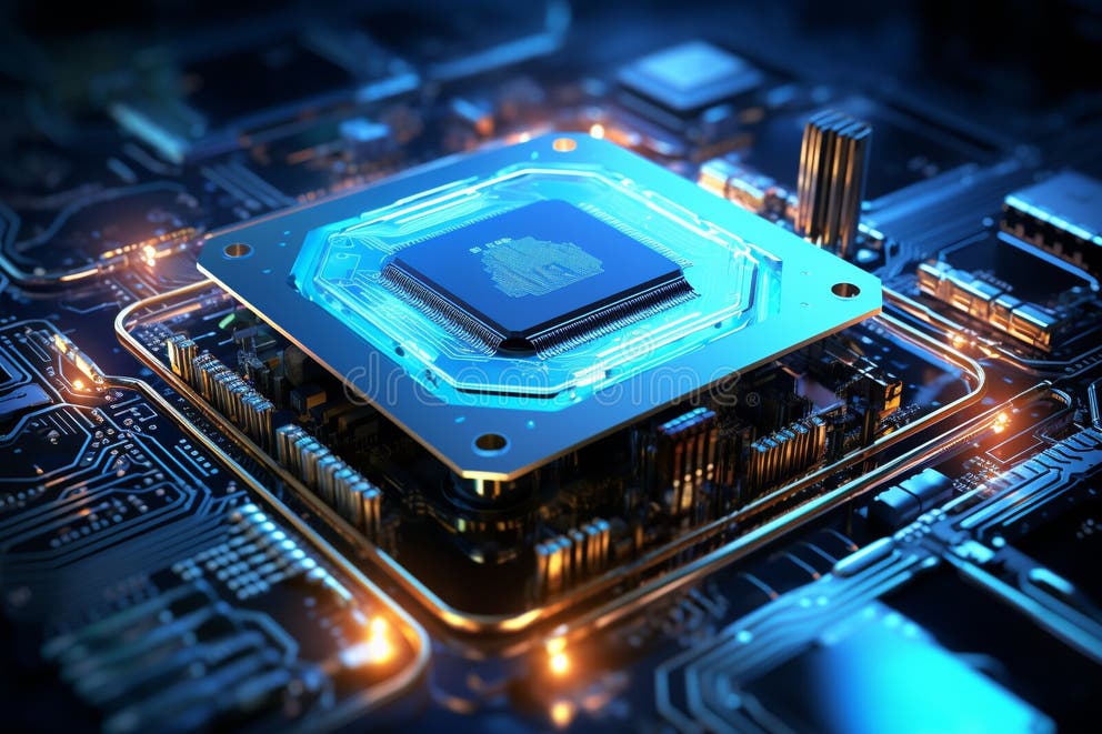 The Essence of a Highly Advanced Processor Chip, a Testament To the ...