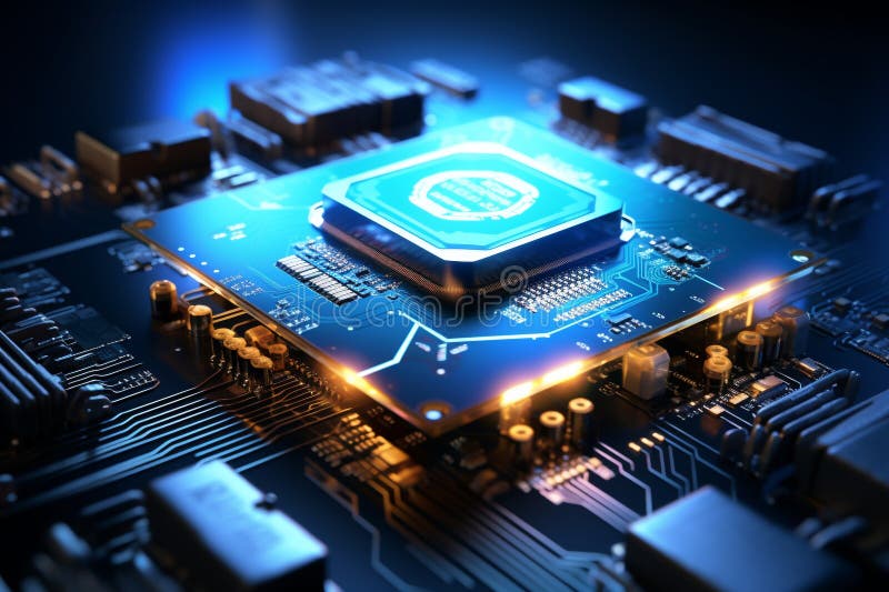 The Essence of a Highly Advanced Processor Chip, a Testament To the ...