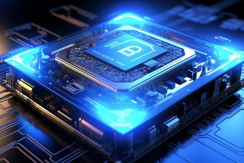 The Essence of a Highly Advanced Processor Chip, a Testament To the ...
