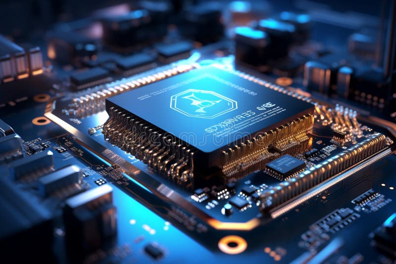 The Essence of a Highly Advanced Processor Chip, a Testament To the ...