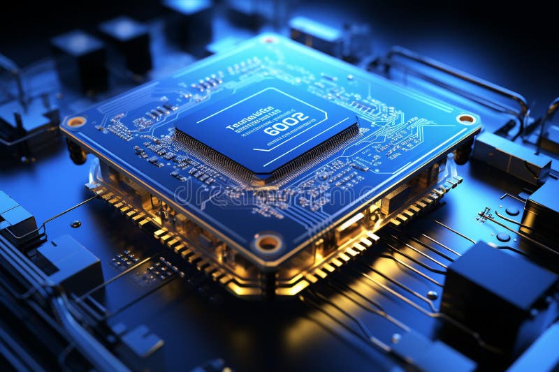 The Essence of a Highly Advanced Processor Chip, a Testament To the ...