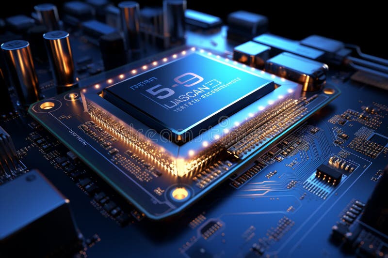 The Essence of a Highly Advanced Processor Chip, a Testament To the ...