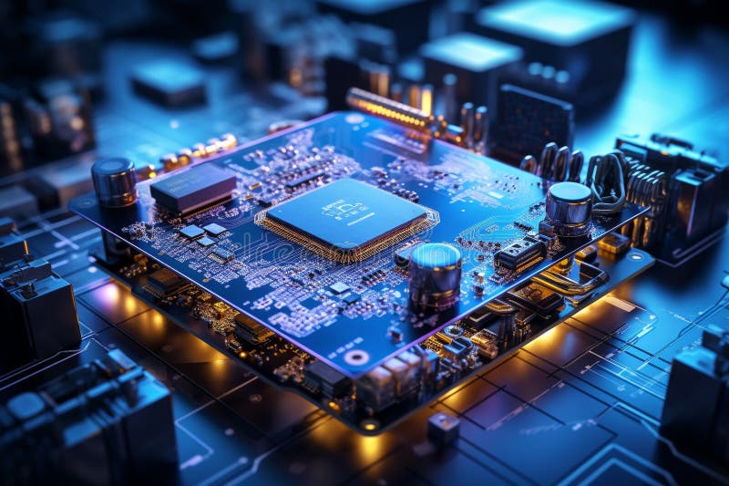 The Essence of a Highly Advanced Processor Chip, a Testament To the ...