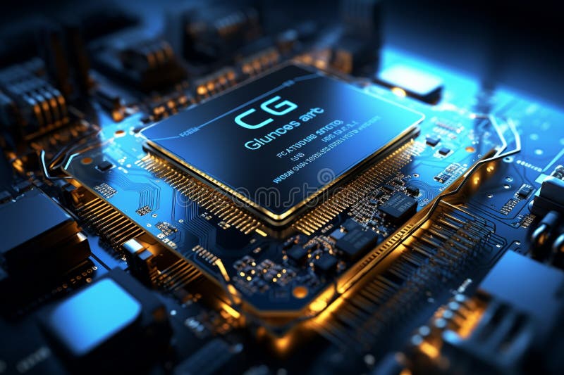 The Essence of a Highly Advanced Processor Chip, a Testament To the ...