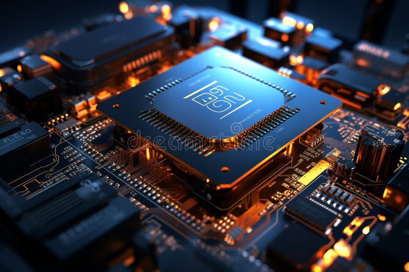 The Essence of a Highly Advanced Processor Chip, a Testament To the ...