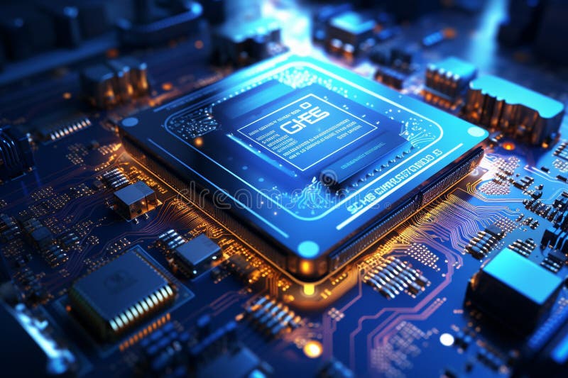 The Essence of a Highly Advanced Processor Chip, a Testament To the ...