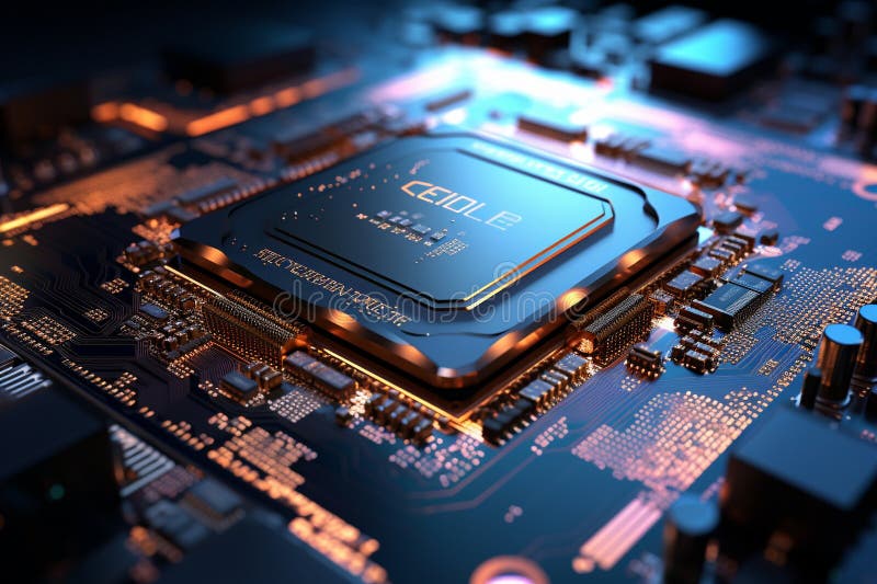 The Essence of a Highly Advanced Processor Chip, a Testament To the ...