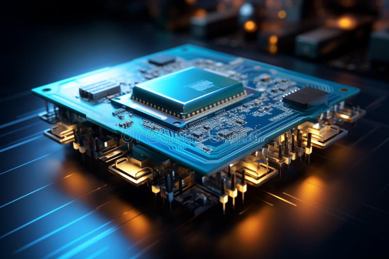 The Essence of a Highly Advanced Processor Chip, a Testament To the ...