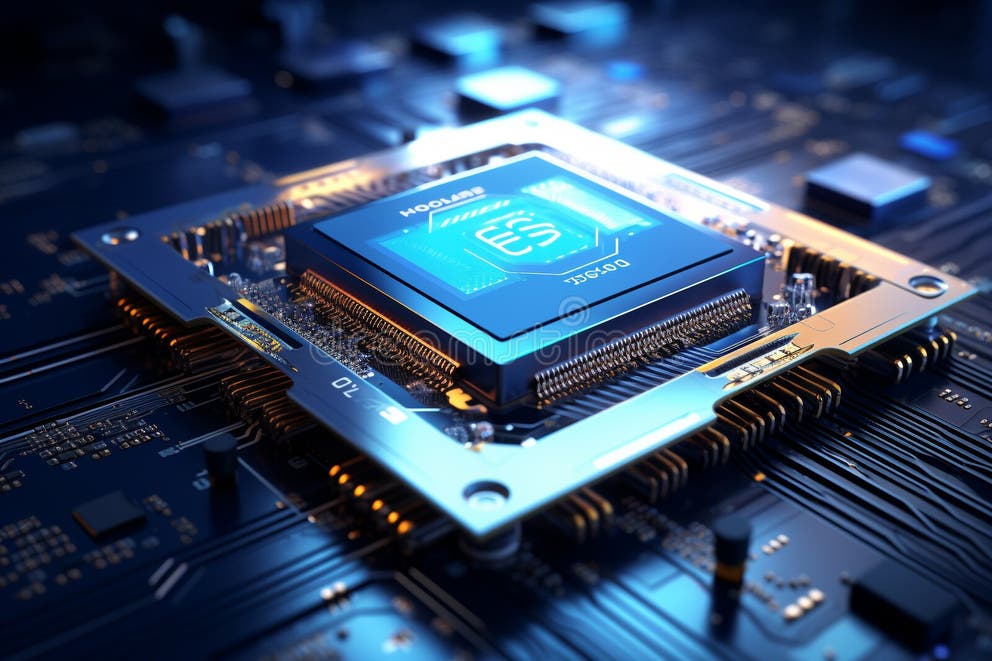 The Essence of a Highly Advanced Processor Chip, a Testament To the ...