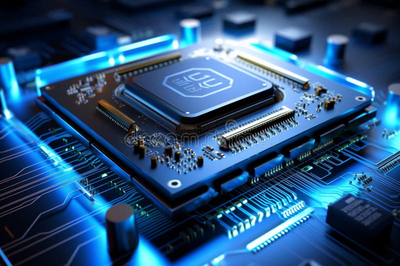The Essence of a Highly Advanced Processor Chip, a Testament To the ...