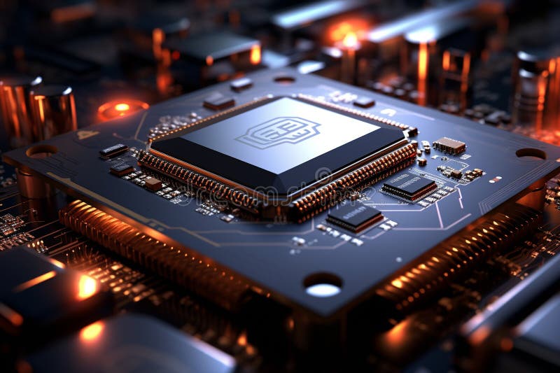 The Essence of a Highly Advanced Processor Chip, a Testament To the ...