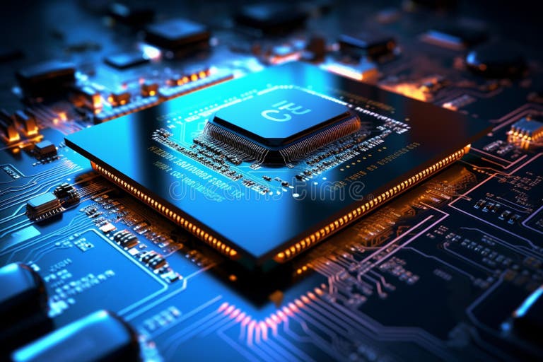The Essence of a Highly Advanced Processor Chip, a Testament To the ...