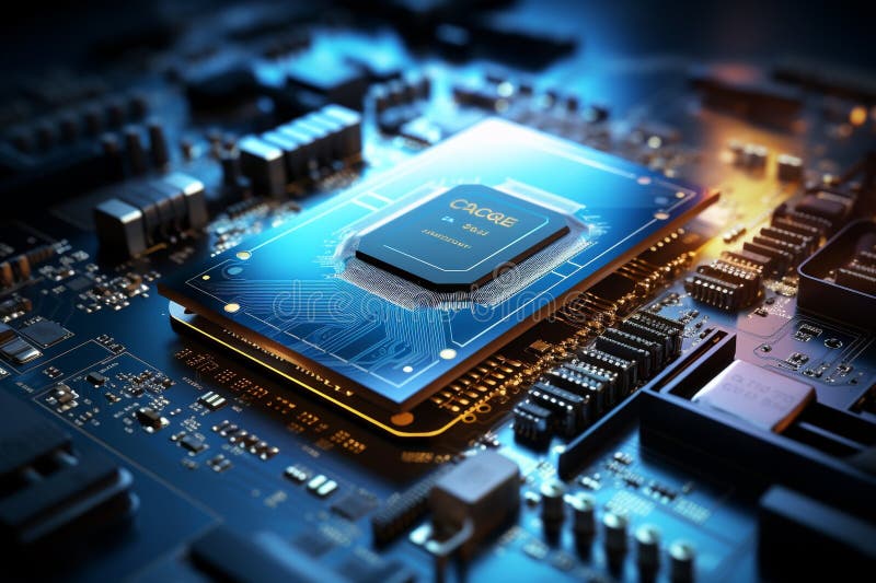 The Essence of a Highly Advanced Processor Chip, a Testament To the ...