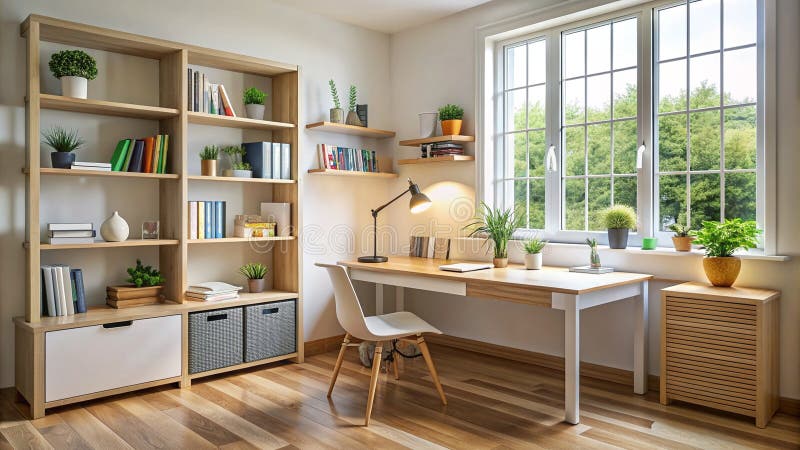 The Essence of a Home Education Background Featuring a Well Organized ...