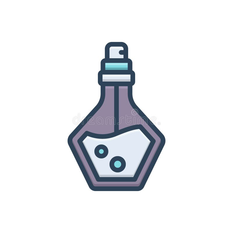 Color Illustration Icon for Essence, Substance and Scent Stock Vector ...