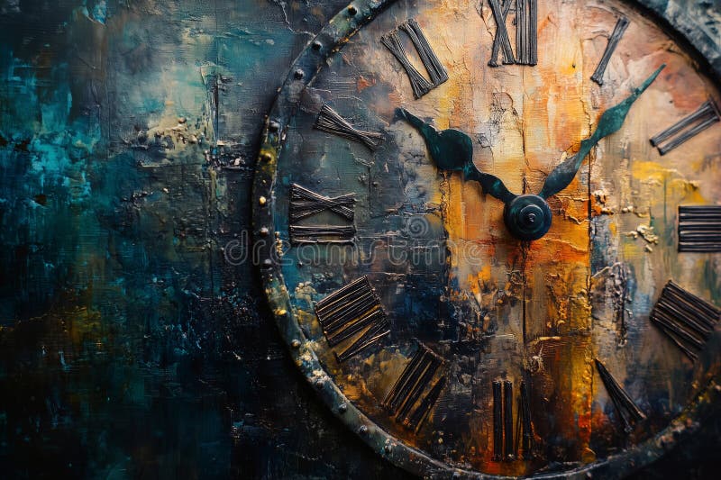 An Artistic Representation of the Passage of Time Illustrated through a ...