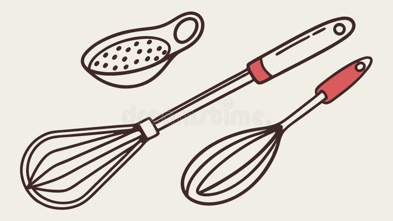 Essential Baking Tools Vector, Culinary Kitchen Utensils, Vector Design Generative AI Stock ...