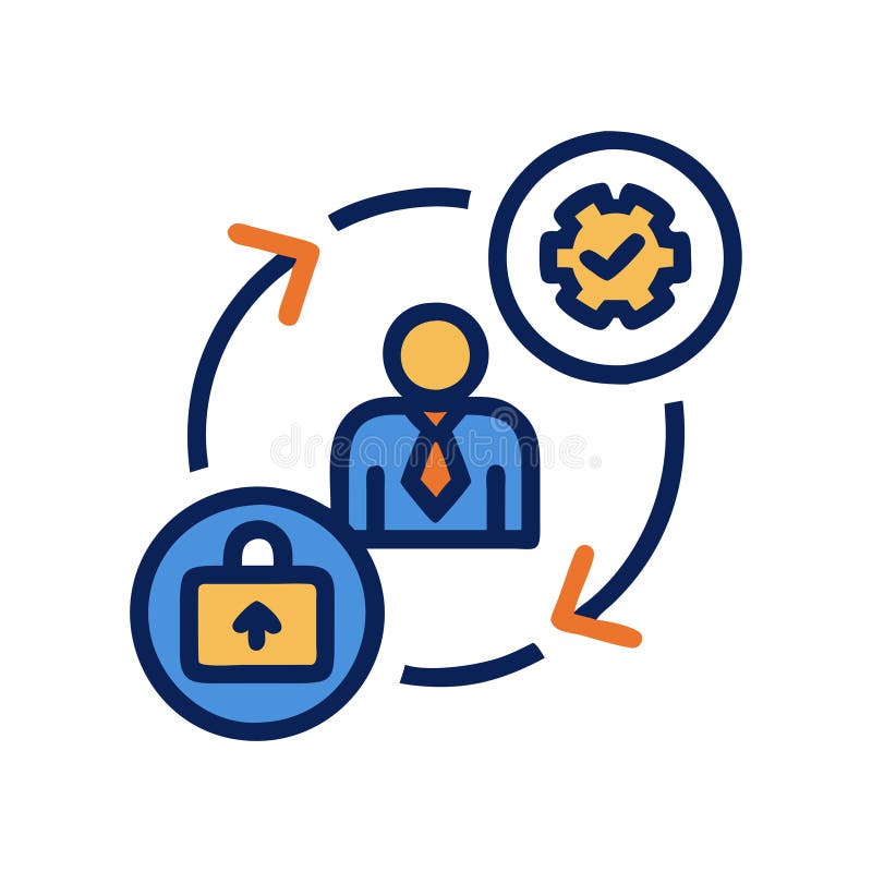 Essential Business Continuity Icon Stock Vector - Illustration of ...