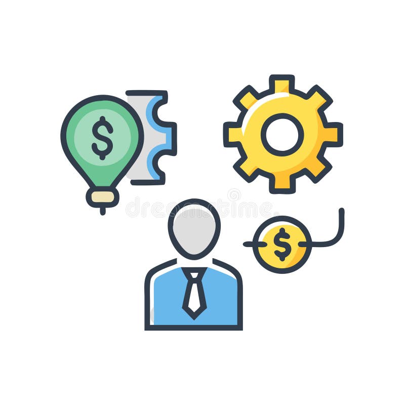 Essential Business Solution Icon Stock Vector - Illustration of finance ...
