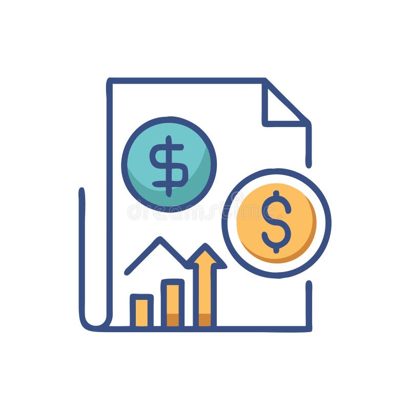Essential Business Valuation Icon Stock Vector - Illustration of ...
