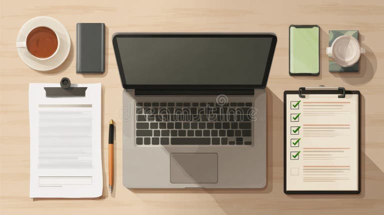 Remote Work Equipment Checklist for Efficient Home Office Setup with ...