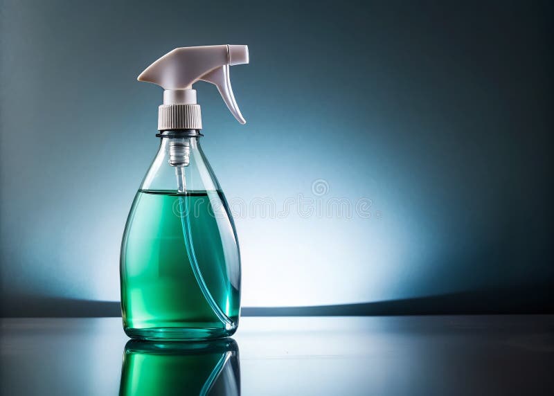 Essential Cleaning Solution a Minimalist Spray Bottle for Disinfecting ...