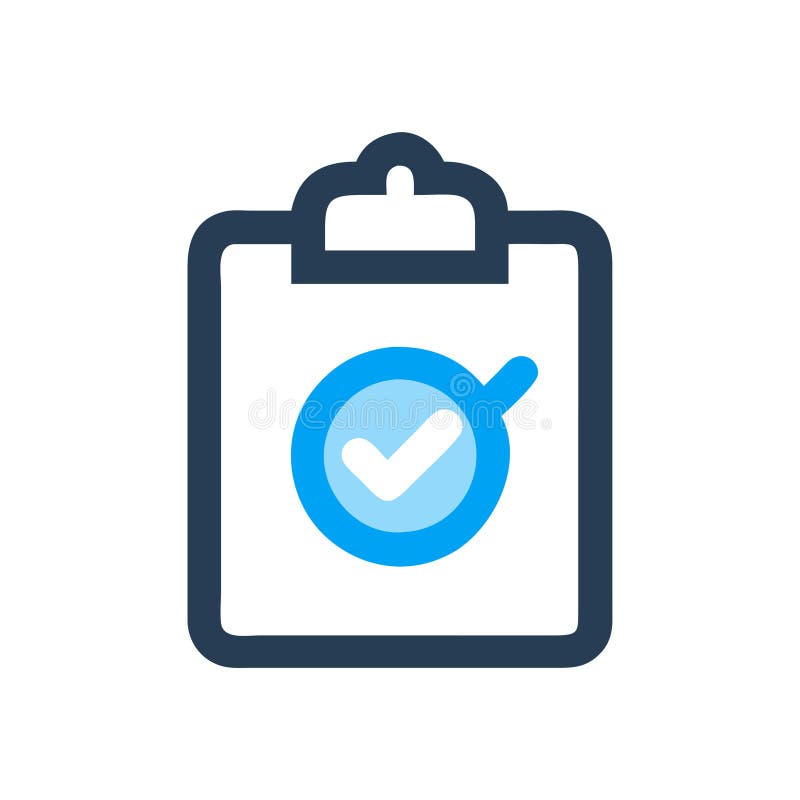 Essential Clipboard Approval Illustration Stock Vector - Illustration ...