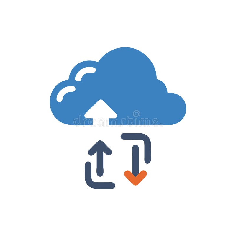 Essential Cloud Migration Icon for Businesses Stock Illustration ...