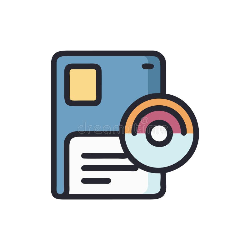 Essential Data Disk Illustration Stock Illustration - Illustration of ...