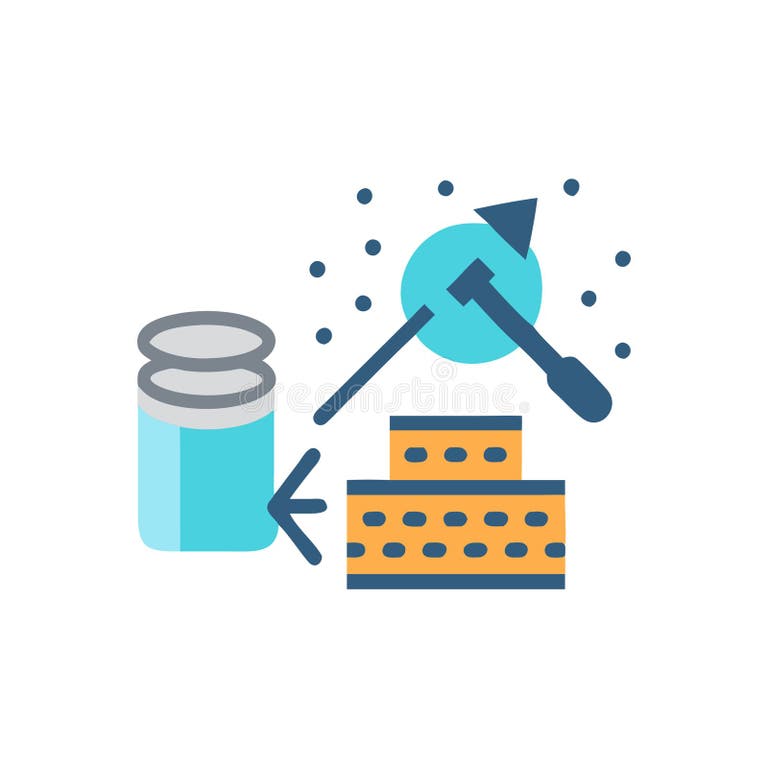 Essential Data Mining Icon for Data Analysis Stock Image - Illustration ...