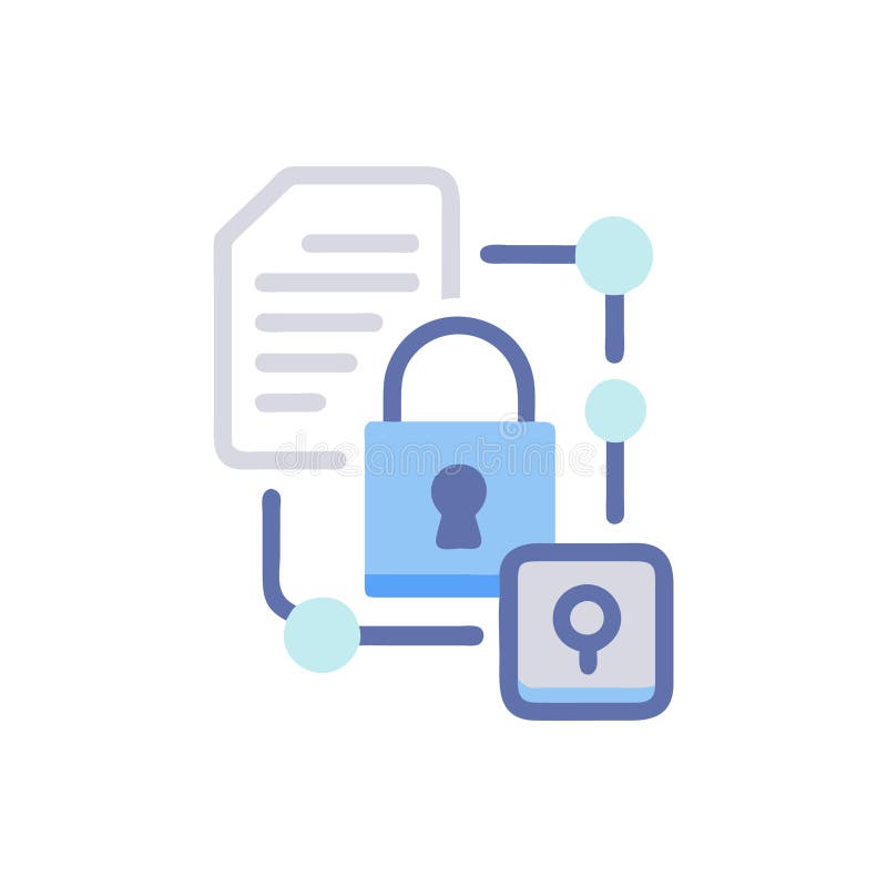 Essential Data Privacy Icon for Compliance Strategies Stock ...