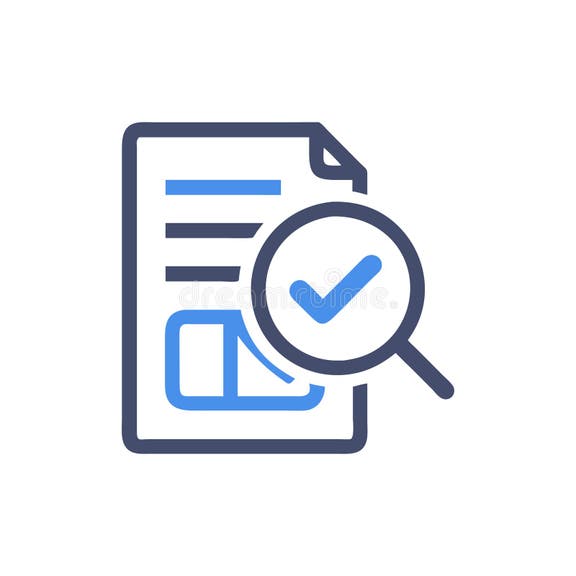 Essential Data Quality Check Icon for Assurance Stock Image ...