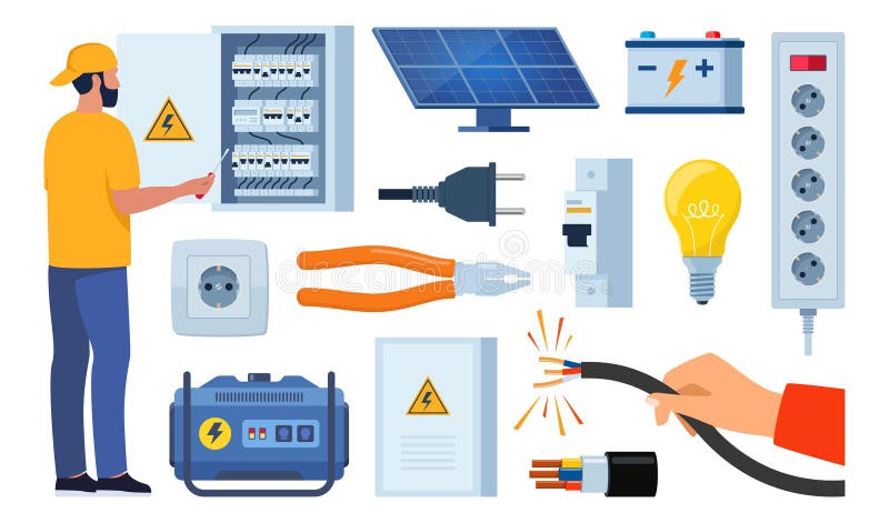 Essential Electrical Repair Tools for Professional Technician, Socket ...