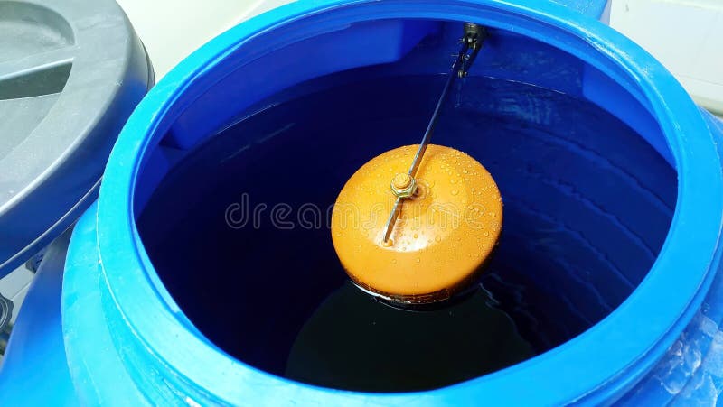 Essential Function of a Water Valve Float Controlling Water Levels in a ...