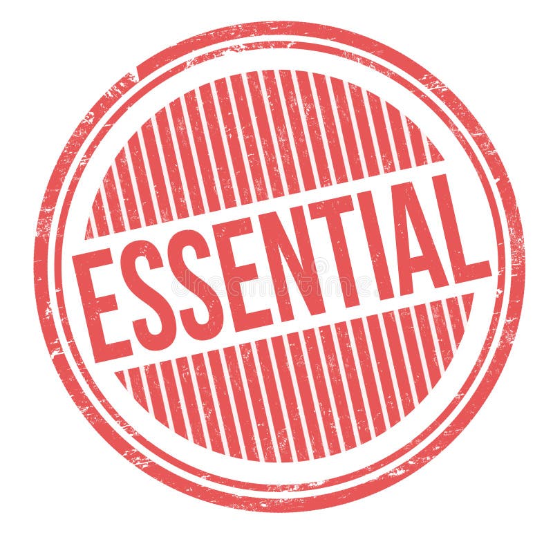 Essential Grunge Rubber Stamp Stock Vector - Illustration of seal ...