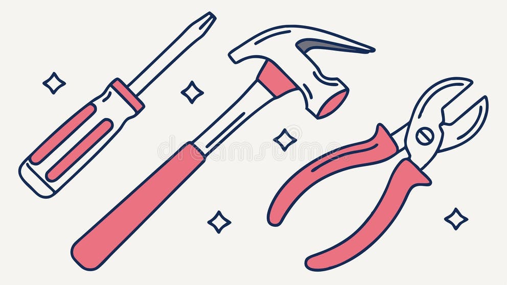 Essential Hand Tools Vector, Construction and DIY Repair Equipment ...