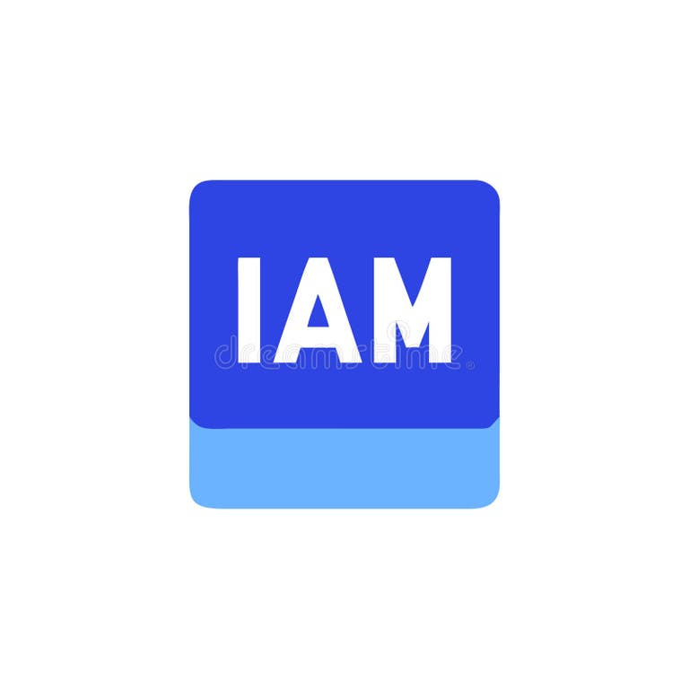 Essential IAM Icon for Identity Protection Stock Photo - Illustration ...