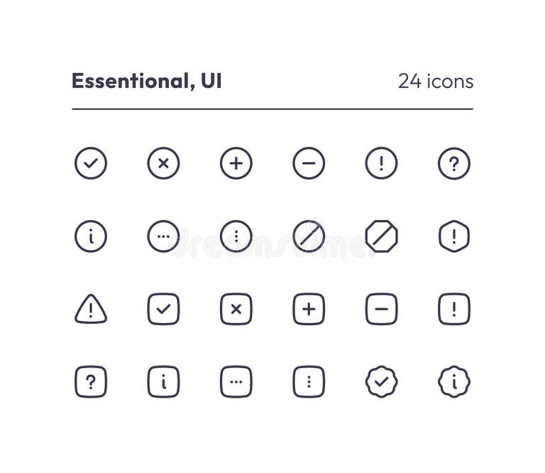 Essential Symbols Stock Illustrations – 1,225 Essential Symbols Stock ...