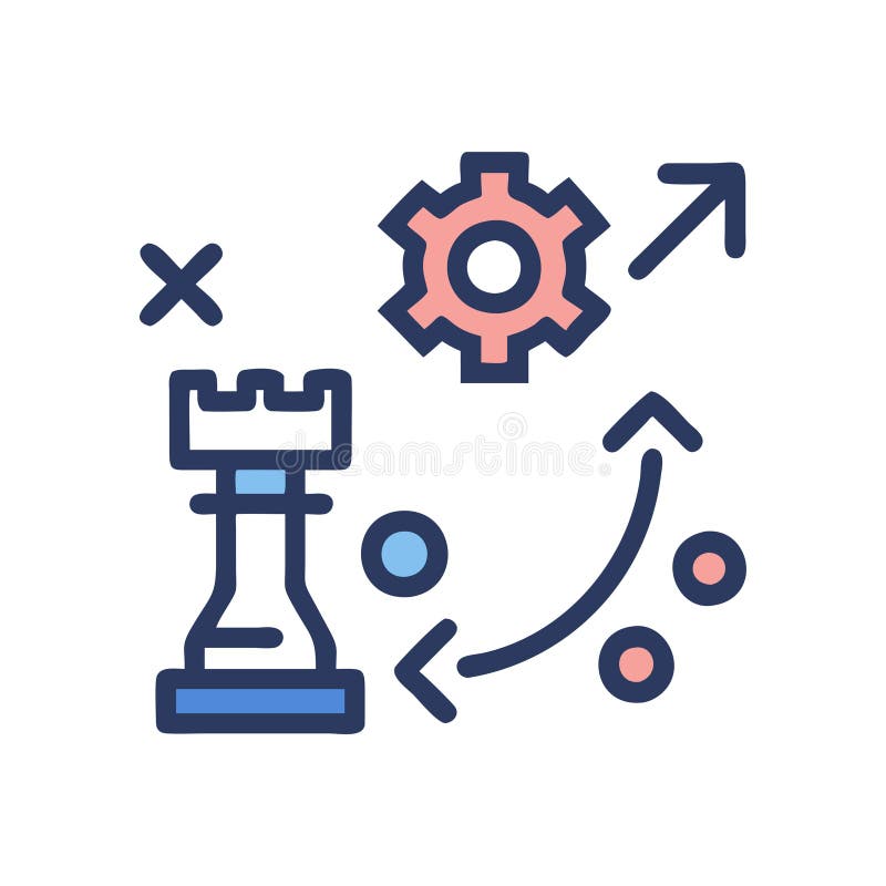 Essential Business Strategy Alignment Icon Stock Vector - Illustration ...