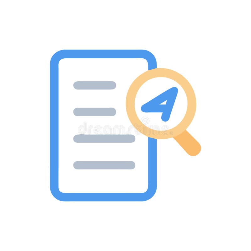 Essential Icons for Proofreading and Editing Stock Photo - Illustration ...