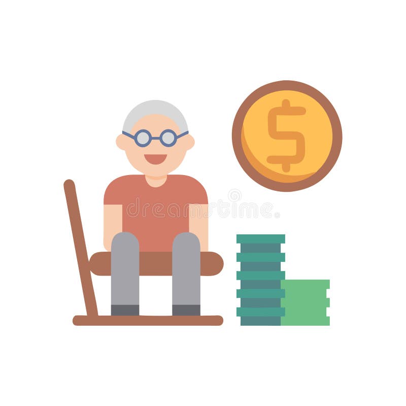 Essential Icons for Retirement Resources Stock Illustration ...