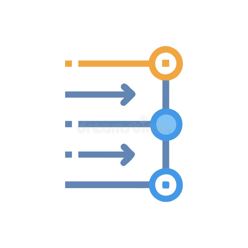 Essential Icons for Timeline Management Stock Illustration ...