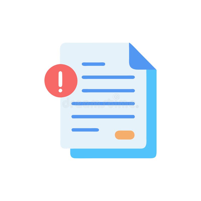 Essential Incident Report Icon for Documentation Stock Illustration ...