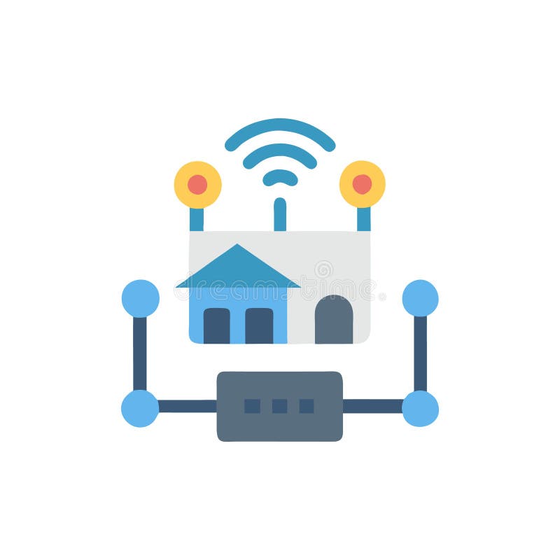 Essential IoT Gateway Icon for Connectivity Solutions Stock ...