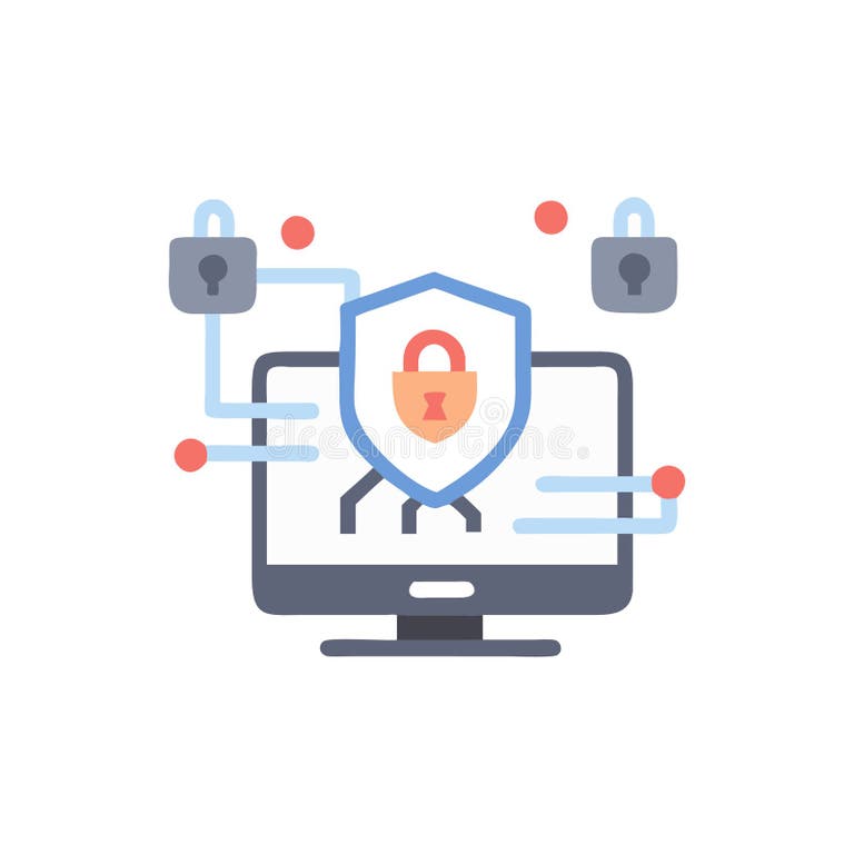 Essential IPS Icon for Cybersecurity Practices Stock Image ...