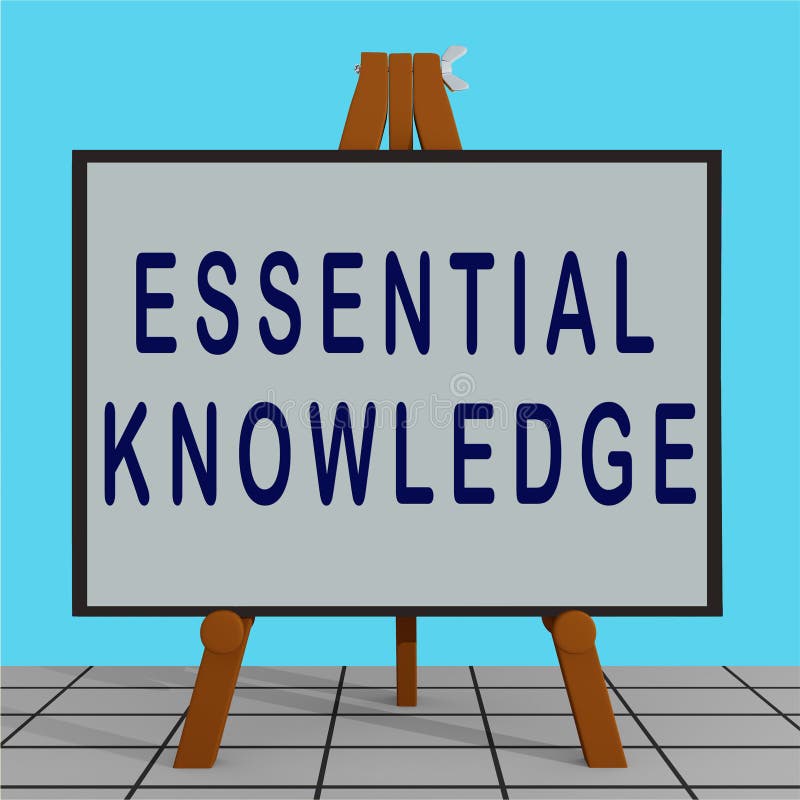 Essential Knowledge Stock Illustrations – 607 Essential Knowledge Stock ...