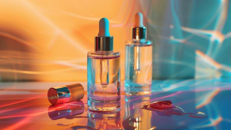Essential Oil Bottles Abstract Lighting Stock Photos - Free & Royalty ...
