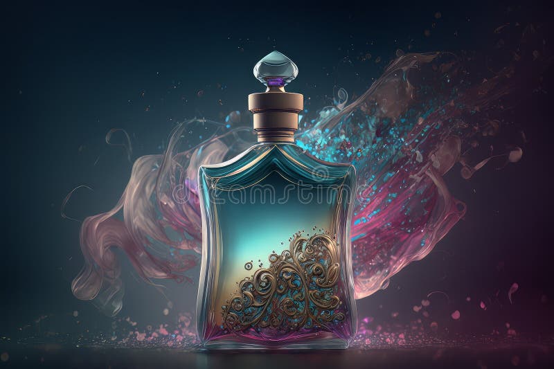 Essential Oil Made of Lavender. Studio Shot of Product Showing ...