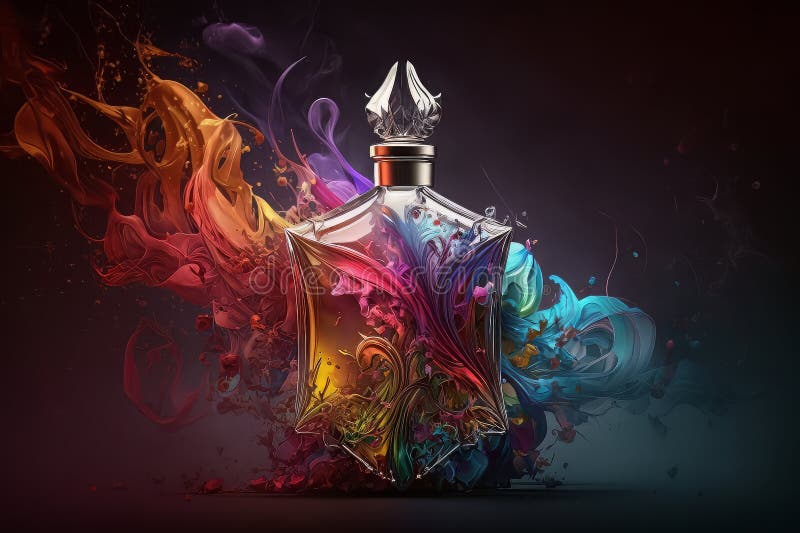 Essential Oil Made of Lavender. Studio Shot of Product Showing ...