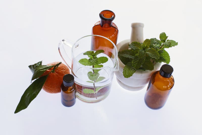 Essential oils preparation stock image. Image of herb - 203735817